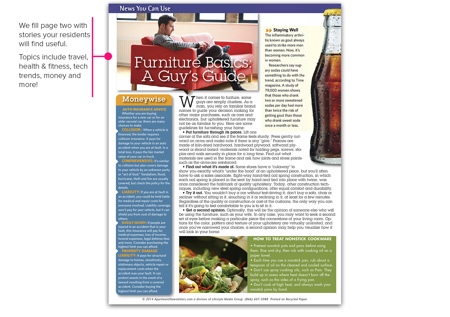 Apartment Newsletter Samples, Email Newsletters, Senior Living Newsletters